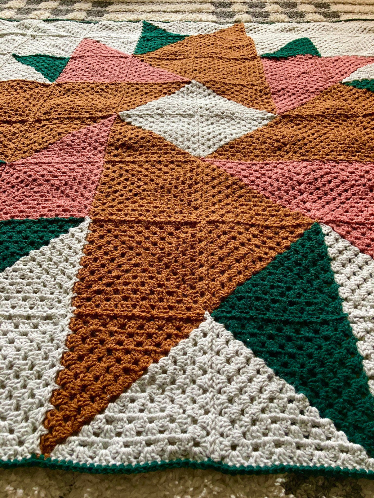 Crochet Blanket Pattern, Bloom Blanket – While They Dream